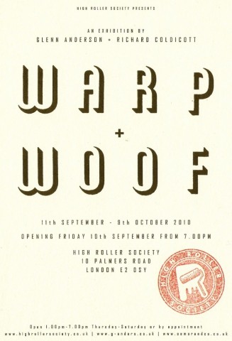 High Roller Society Presents: Glenn Anderson + Richard Coldicott “Warp ...