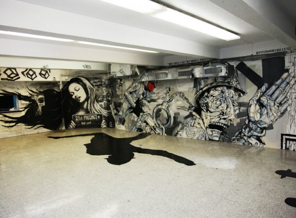 Graffiti and Street Art Lock Up “21st Precinct” in New York | Brooklyn ...