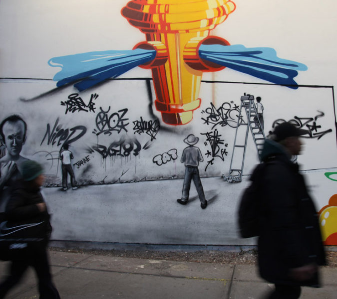 Mural Kings Tats Cru At The Houston/Bowery Wall | Brooklyn Street Art