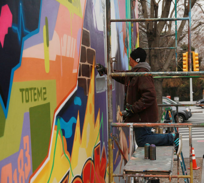 Mural Kings Tats Cru At The Houston/Bowery Wall | Brooklyn Street Art