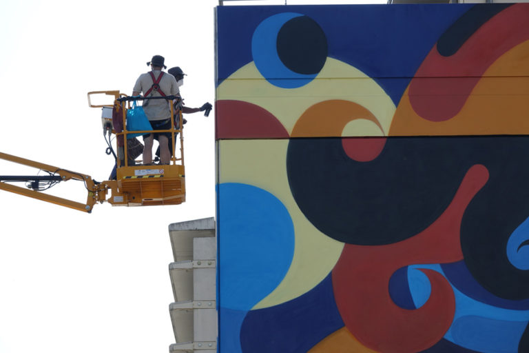 James Reka at French “Wall Street Art Festival” | Brooklyn Street Art