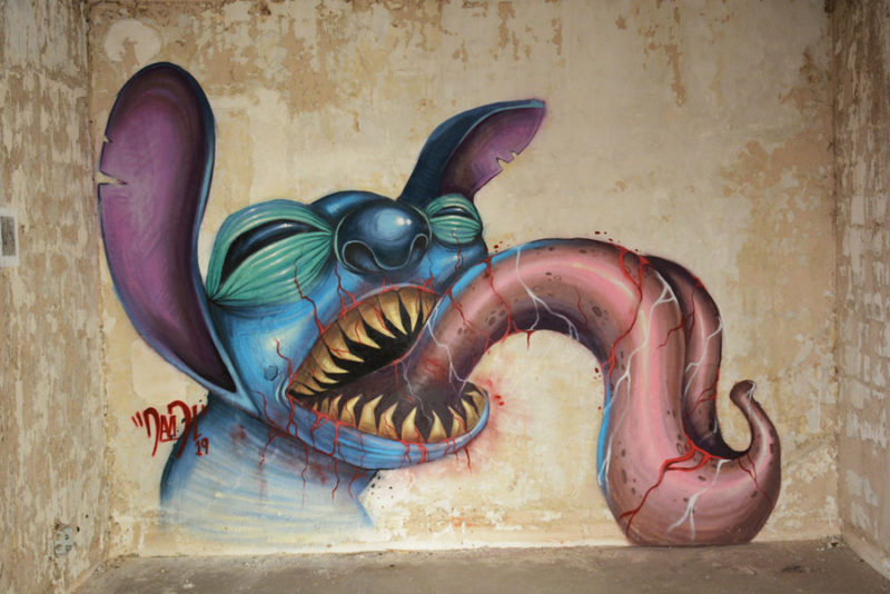 Dave Il is a Jolting Joker In Barcelona | Brooklyn Street Art