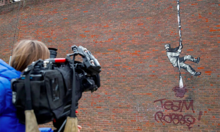Team Robbo Disses Banksy at Berkshire Prison as He Creates Escape ...