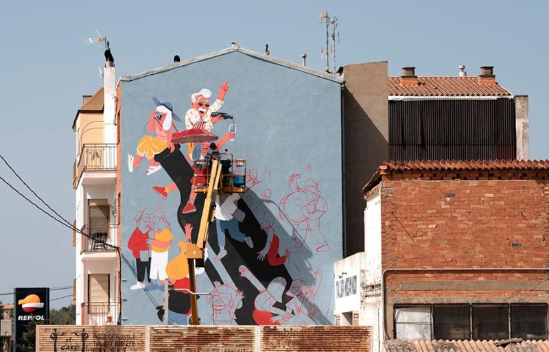 Spanish Tipplers Frolic in Falset, Spain: Marina Capdevila Celebrates ...