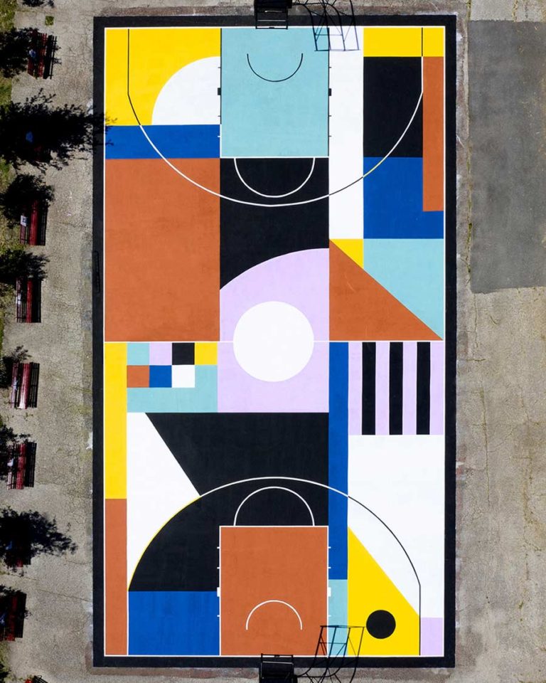 Greg Jager and a Roman Basketball Court: “Tiber Courtyard” | Brooklyn ...