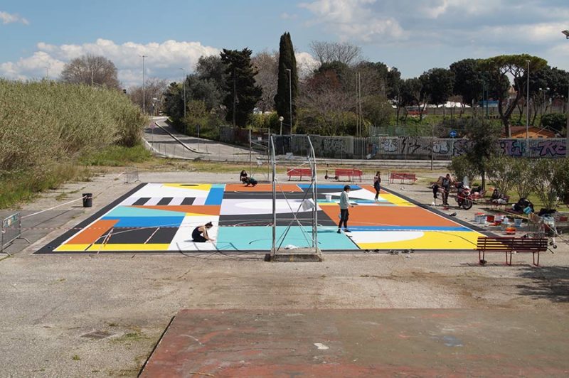 Greg Jager and a Roman Basketball Court: “Tiber Courtyard” | Brooklyn ...