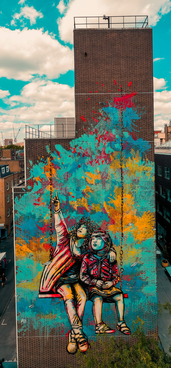 Alice Pasquini Paints ‘Generation Equality’ in London | Brooklyn Street Art