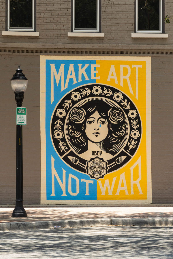 Make Art Not War Mural