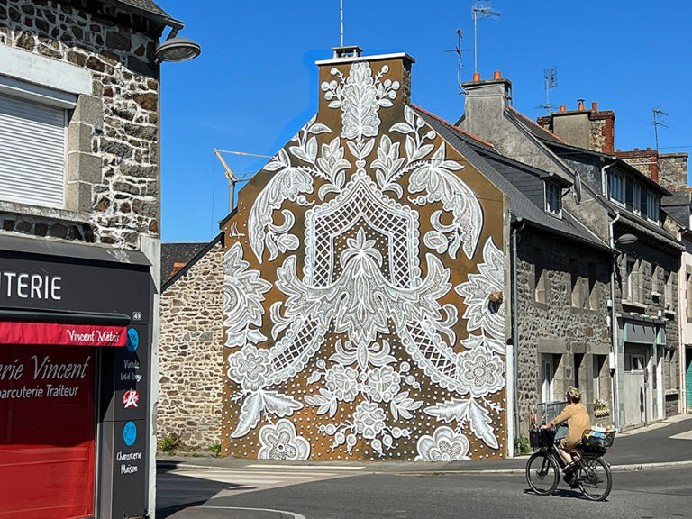 NeSpoon Covers Europe in Lace – 10 Cities this Year | Brooklyn Street Art