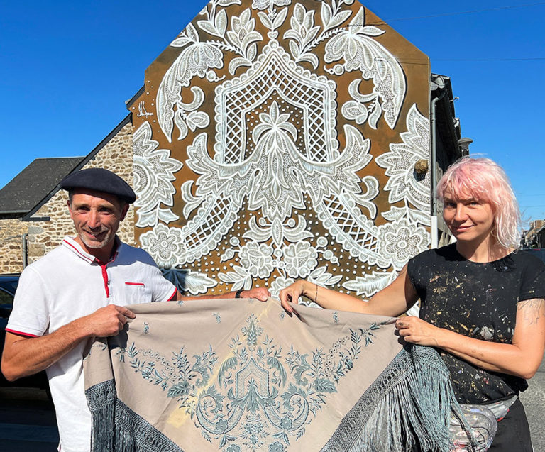 NeSpoon Covers Europe in Lace – 10 Cities this Year | Brooklyn Street Art