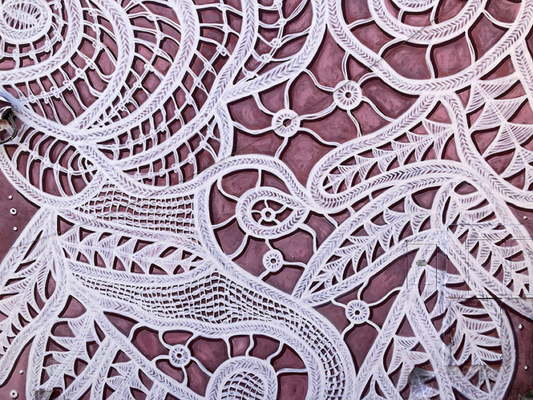 NeSpoon Covers Europe in Lace – 10 Cities this Year | Brooklyn Street Art