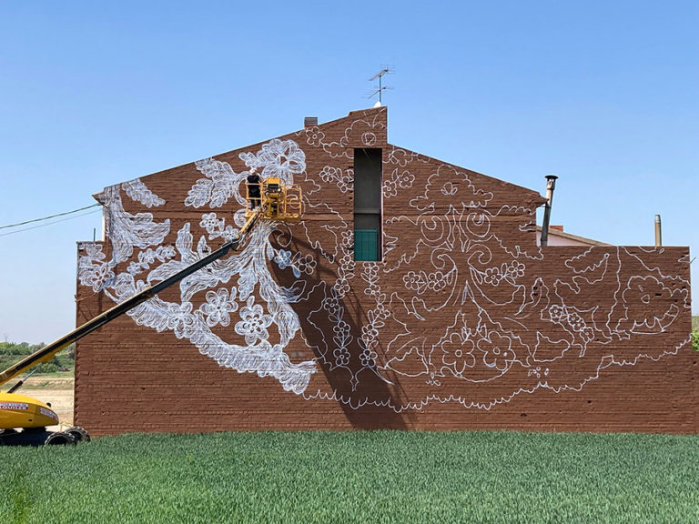NeSpoon Covers Europe in Lace – 10 Cities this Year | Brooklyn Street Art