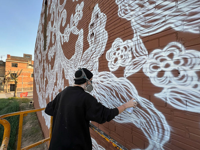 NeSpoon Covers Europe in Lace – 10 Cities this Year | Brooklyn Street Art