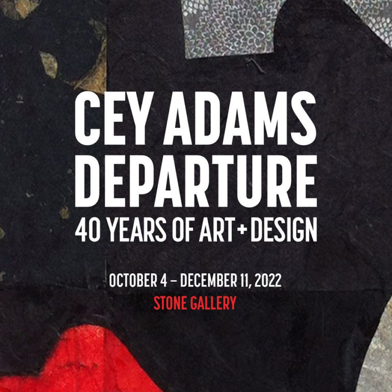 Cey Adams. Departure: 40 Years of Art And Design | Brooklyn Street Art