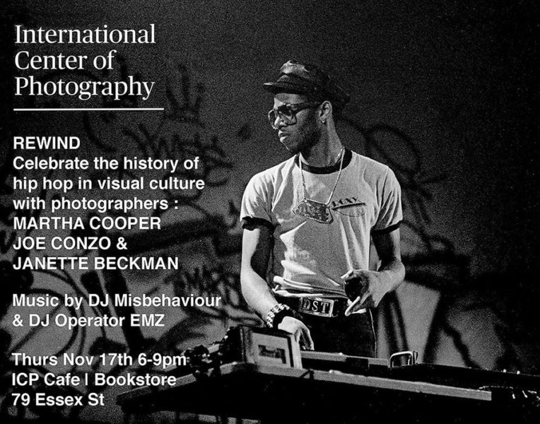 REWIND at ICP: Martha Cooper, Janette Beckman and Joe Conzo Talk About ...