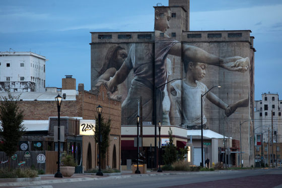 Guido Van Helten Soars in Salina, Kansas | Brooklyn Street Art
