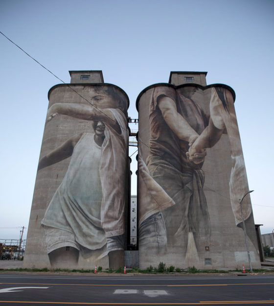 Guido Van Helten Soars in Salina, Kansas | Brooklyn Street Art