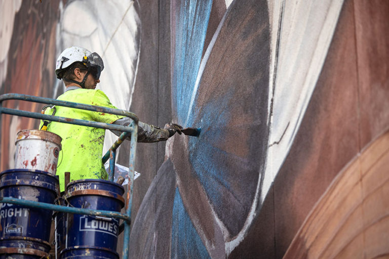 Kansas Flies Into the Mural Scene: Boom! | Brooklyn Street Art