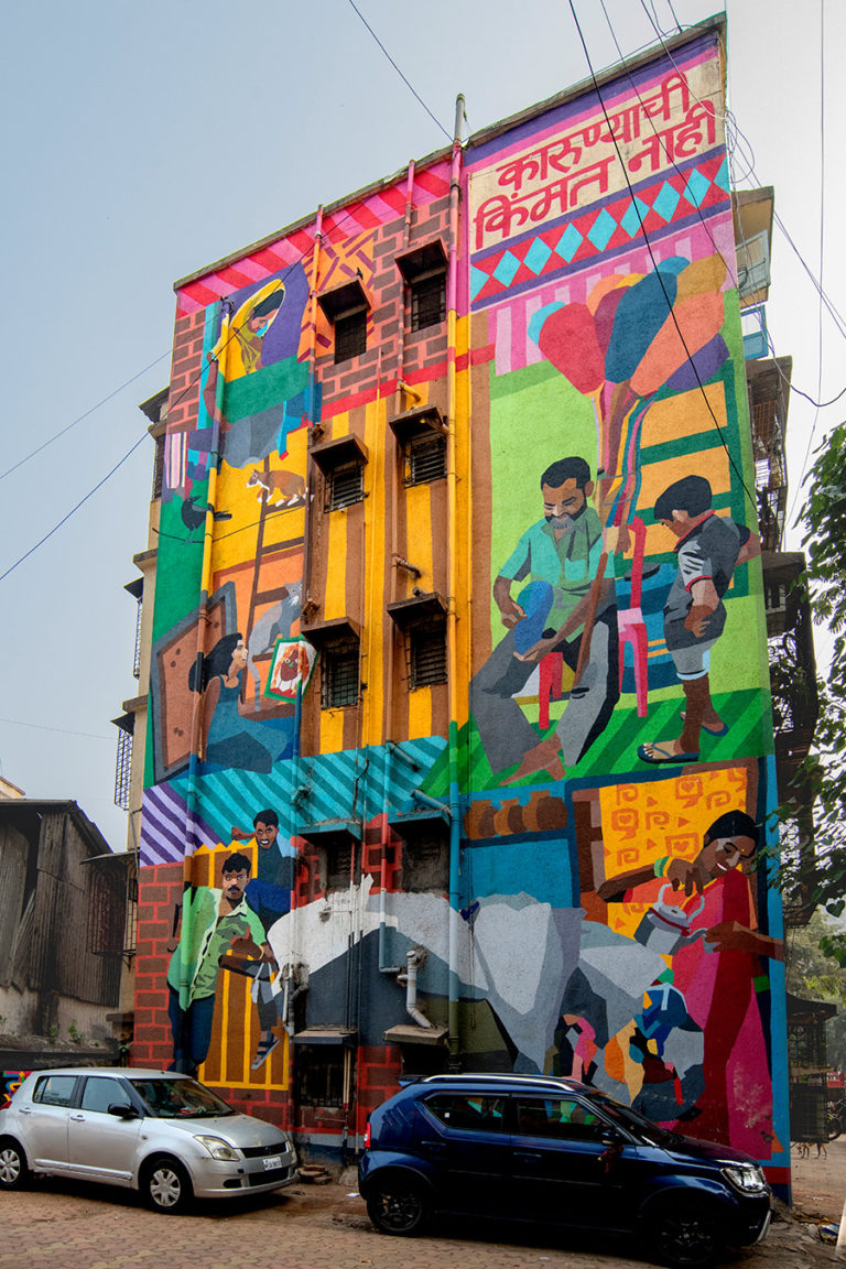 Martha In Mumbai For St India Visits Dharavi Slum Brooklyn Street Art Martha In Mumbai For St India Visits Dharavi Slum Brooklyn Street Art