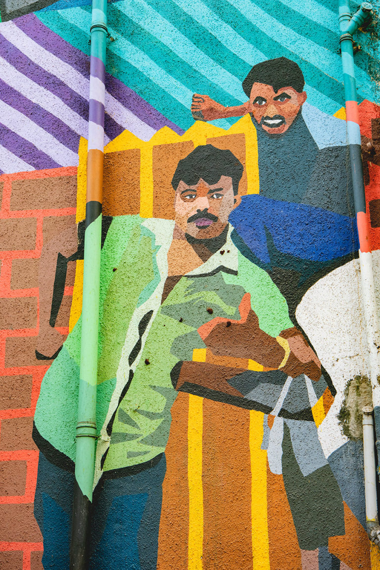 Martha in Mumbai for St+ India, Visits Dharavi Slum | Brooklyn Street Art