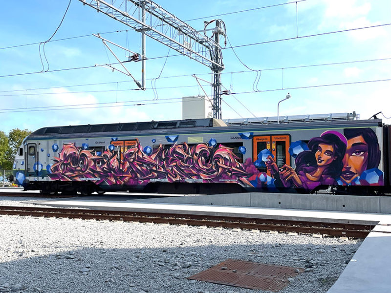 Nice Surprise! Stavanger, Norway – Sofles & Friends Paint a Train for New Festival | Brooklyn ...