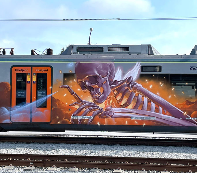Nice Surprise! Stavanger, Norway – Sofles & Friends Paint a Train for ...