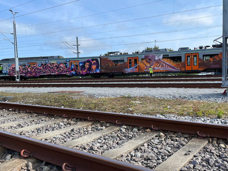 Nice Surprise! Stavanger, Norway – Sofles & Friends Paint a Train for New Festival | Brooklyn ...