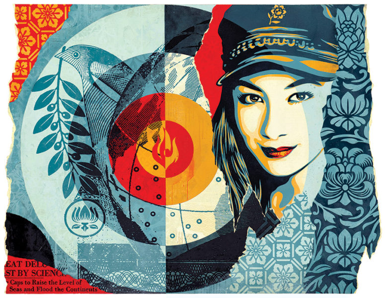 Shepard Fairey Raises the Level Again, This Time at STRAAT – Amsterdam | Brooklyn Street Art