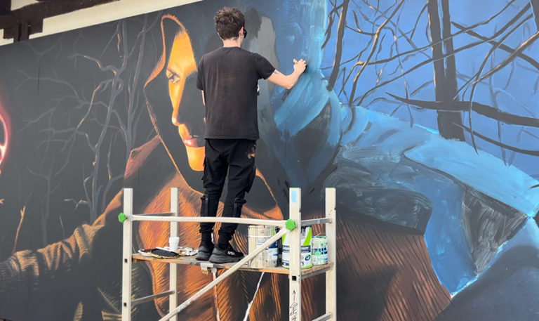 From Canvas to Wall: Fabio Cuffari Dialley and Fabio Petani Bring ‘Buio ...