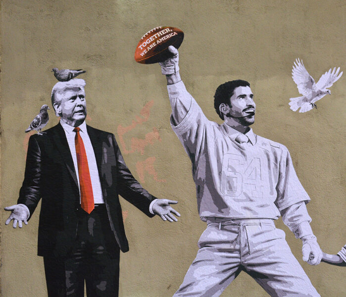 Bad Bunny: Together We Are America, in Barcelona | Brooklyn Street Art